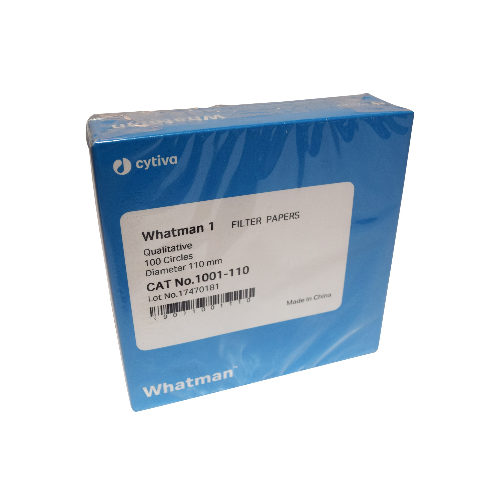 Whatman Grade 1 Qual. Filter Paper, 110mm Circle, 100 /Pk