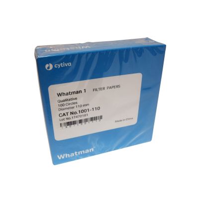 Whatman Grade 1 Qual. Filter Paper, 110mm Circle, 100 /Pk