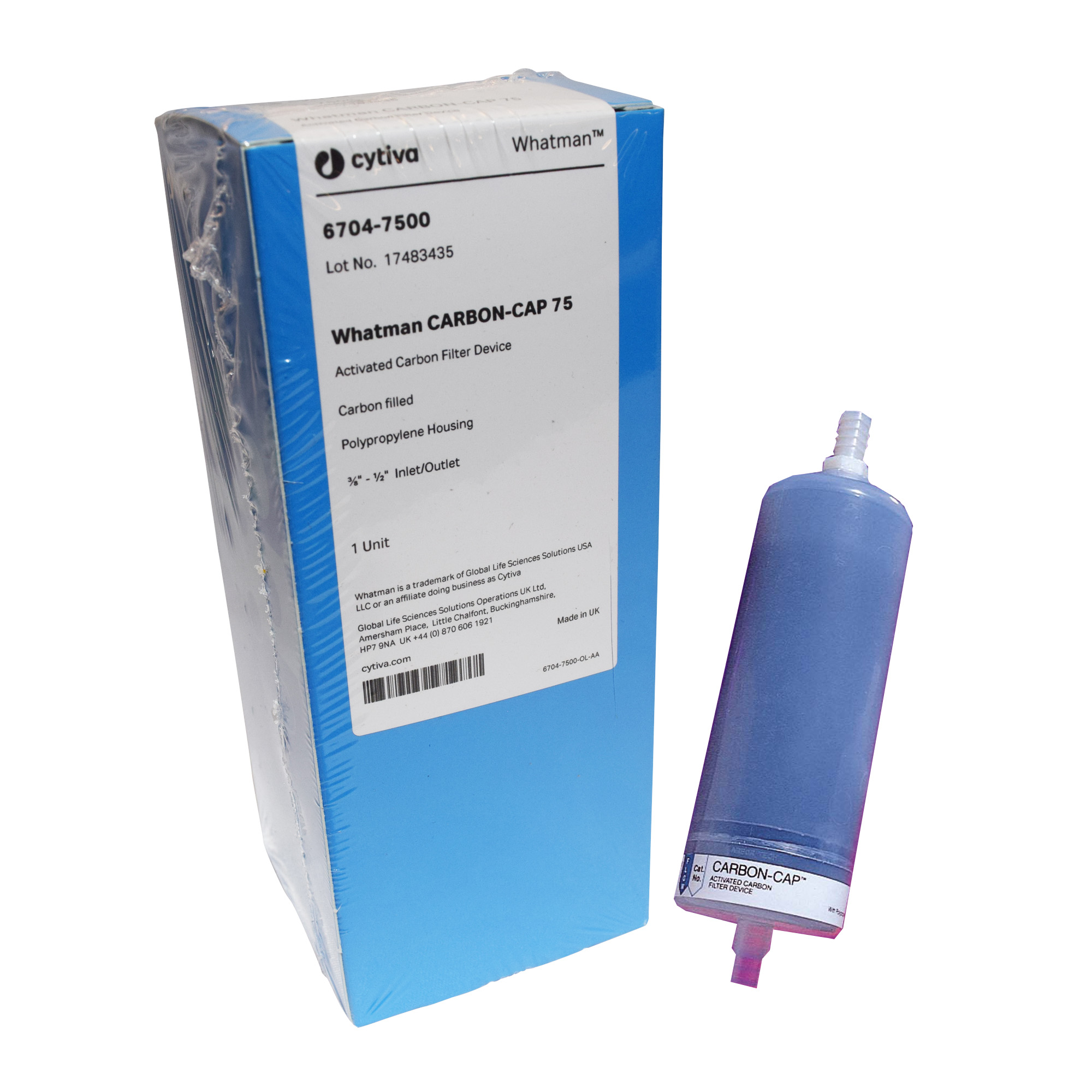 Tisch Scientific | Whatman Carbon Cap 75 Capsule Filter w/Activated ...