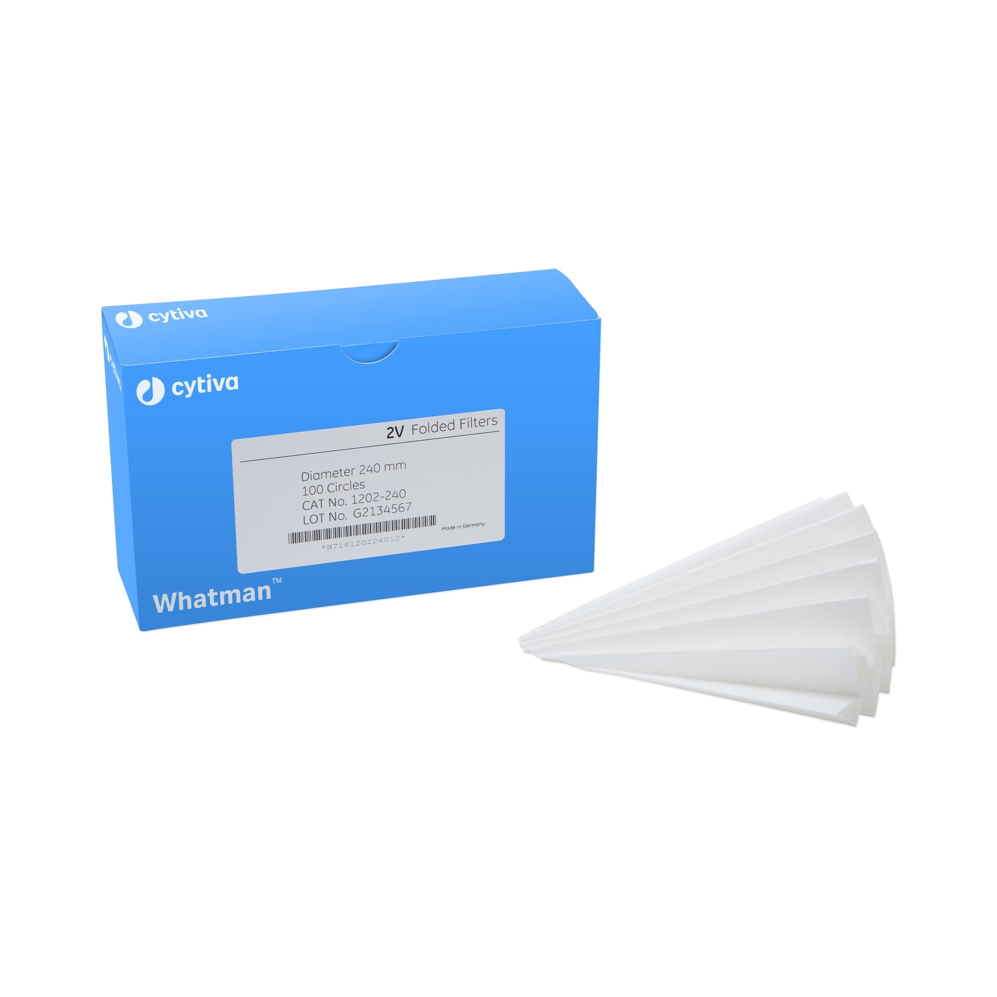 Whatman Grade 2V Qual. Filter Paper, 385mm circle, 100 Pack