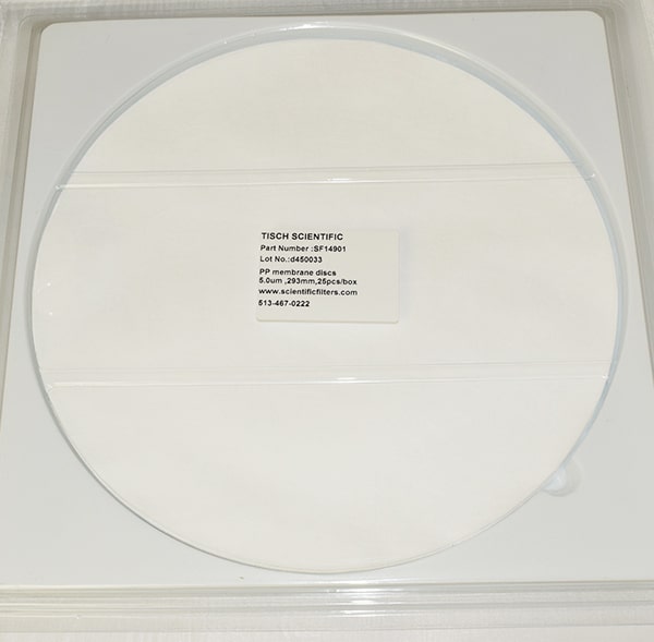 Polypropylene Membrane Filters, SF14901, 293mm dia, Nonsterile, 25 per ...