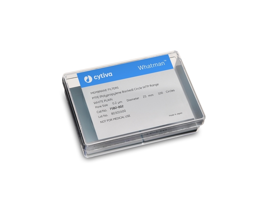 Whatman 7590-004, PTFE Membrane, WTP Range, 1.0 um pore size, 47 mm ...